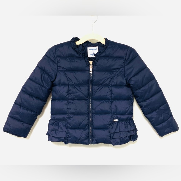 Mayoral | Jackets & Coats | Mayoral Baby Girl Ruffle Puffer Jacket ...